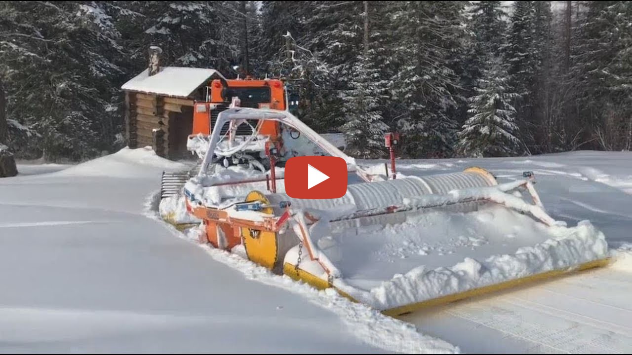 Amazing snow blower machines very fast removal snow out form road --Mr ...