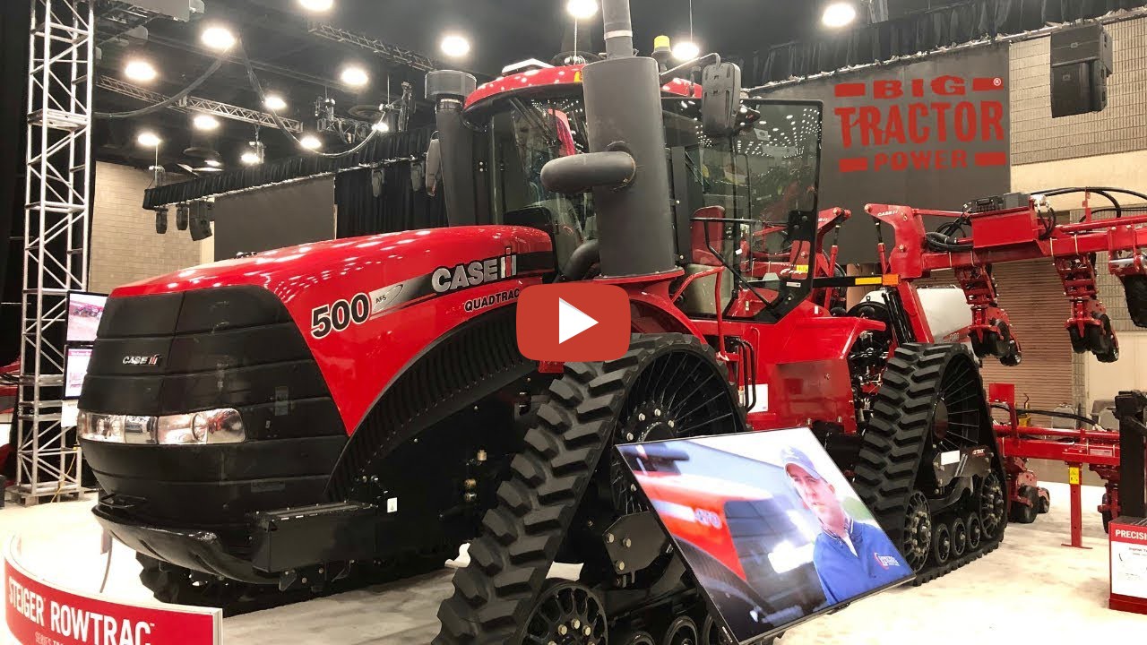 bigtractorpower -- 2019 Case IH CVX 500 RowTrac Steiger Interview with Case IH specialist Mitch ...