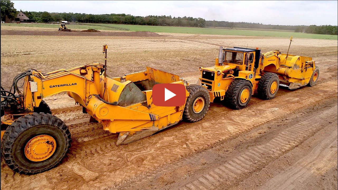 Classic Earthmovers | 2x Caterpillar 830 MB Scraper Tractor [ex US Army ...