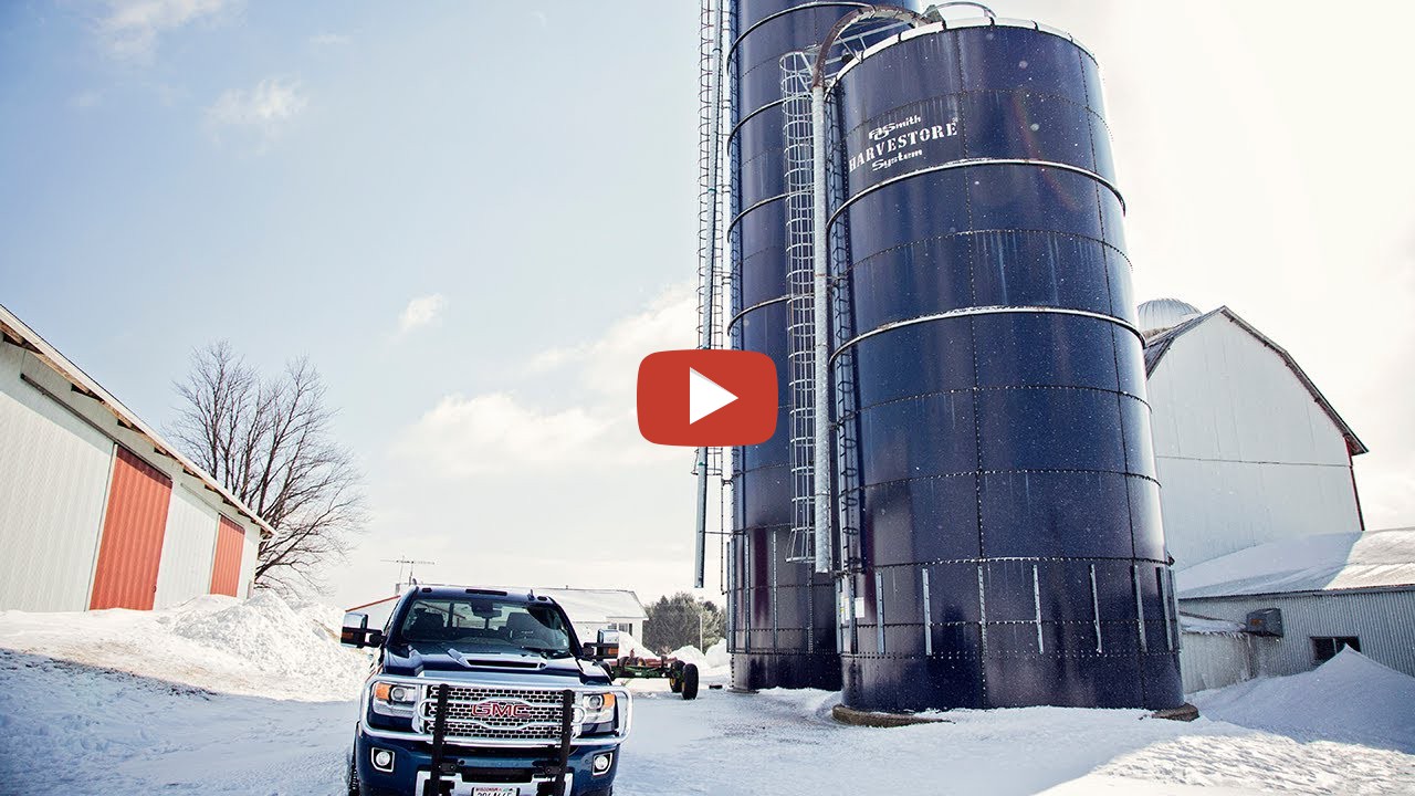 How Farms Work -- Frozen Broken Silo.....The sweep in the harvestore ...