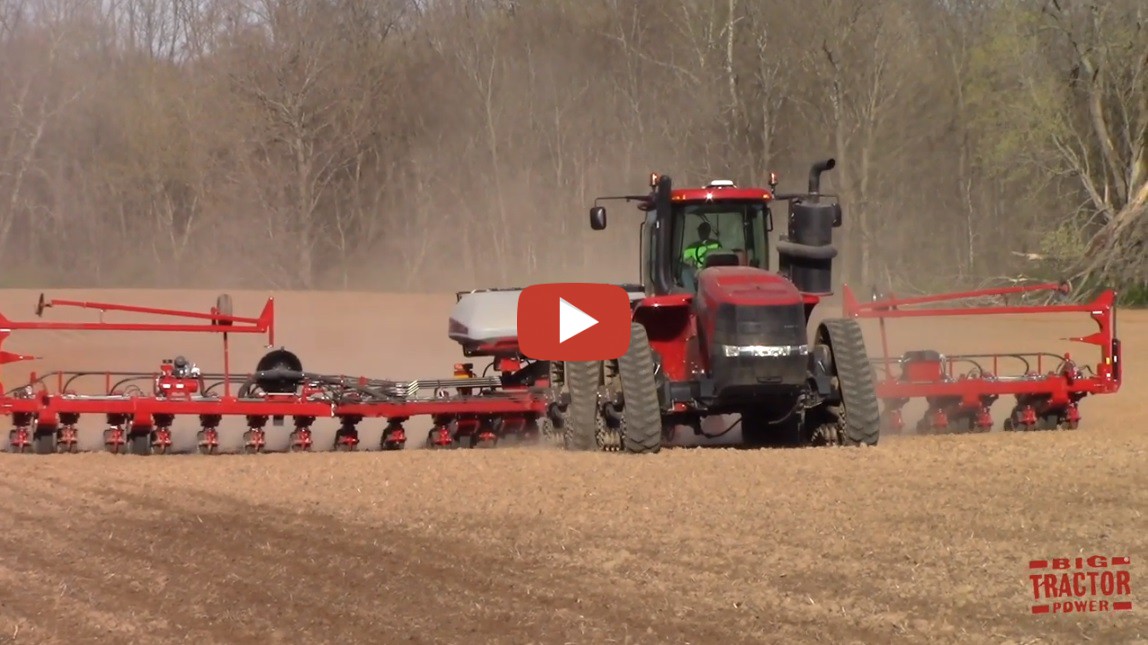 bigtractorpower -- Its Go Time! -- 470 hp Case IH 470 RowTrac Steiger and a 60ft 24 row Case IH ...