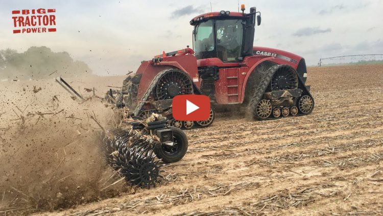 bigtractorpower - 14 mph Rotary Hoe Work - Tractor Overkill? 470 hp ...