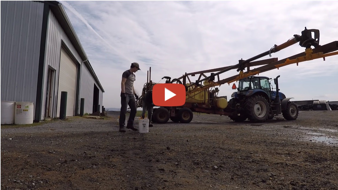 10th Generation Dairyman -- Rinsing out the sprayer and switching the ...