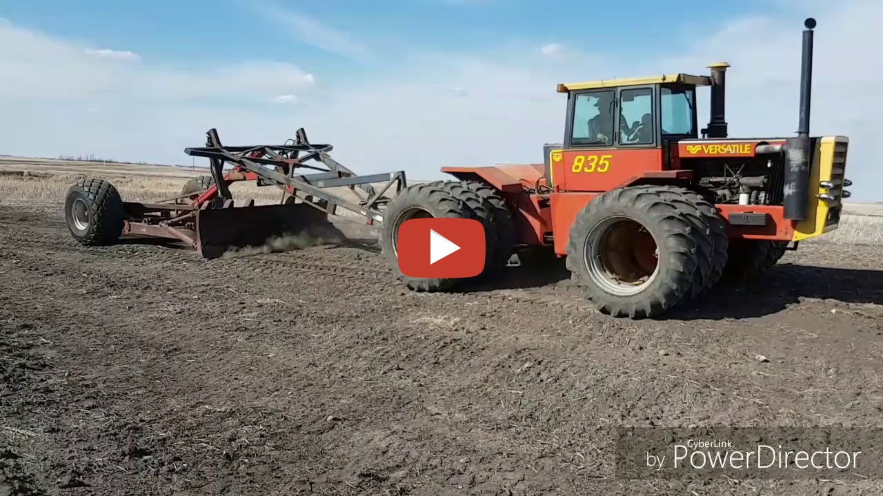 The pulldozer mark 4 is a go!!! with a Versatile 835-- south sask farmer