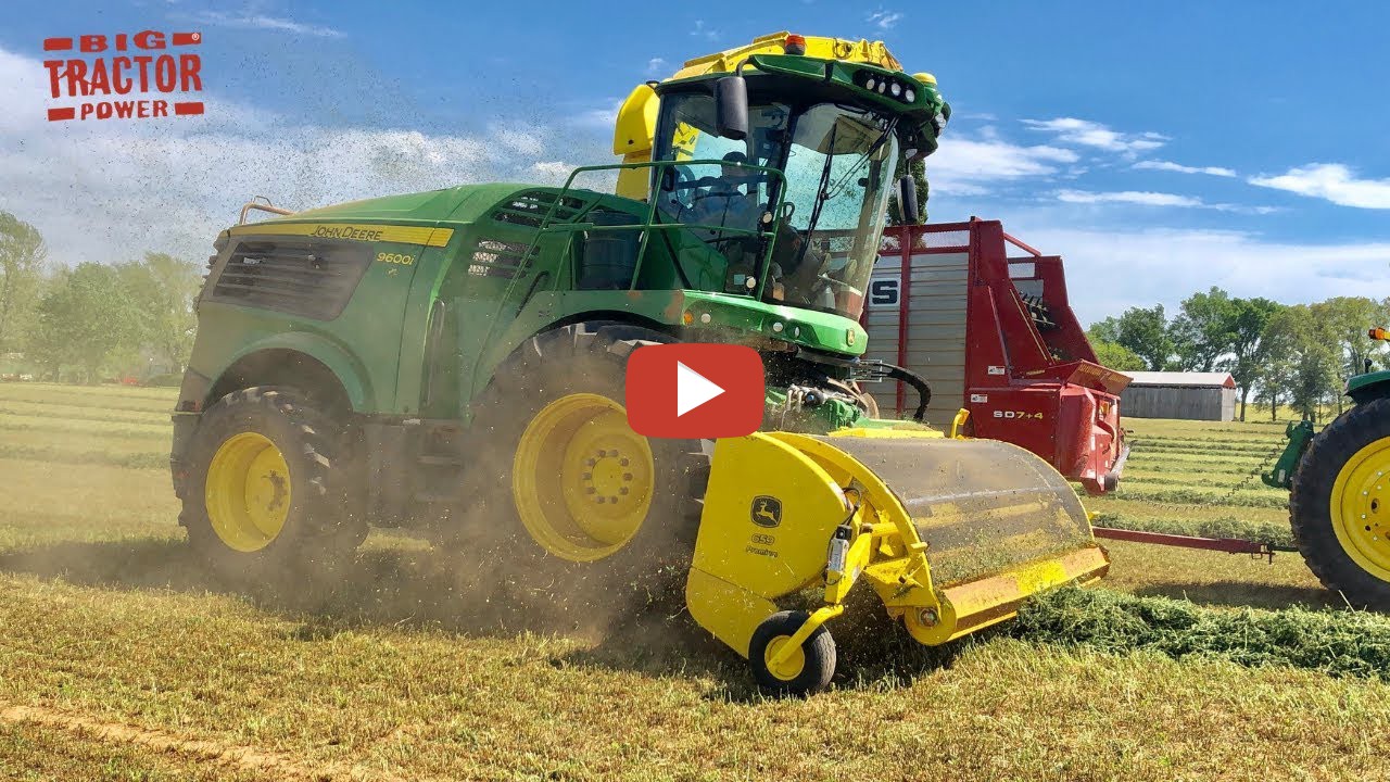 bigtractorpower -- The first cutting of 2019 alfalfa is here. In this video we spend time out in ...