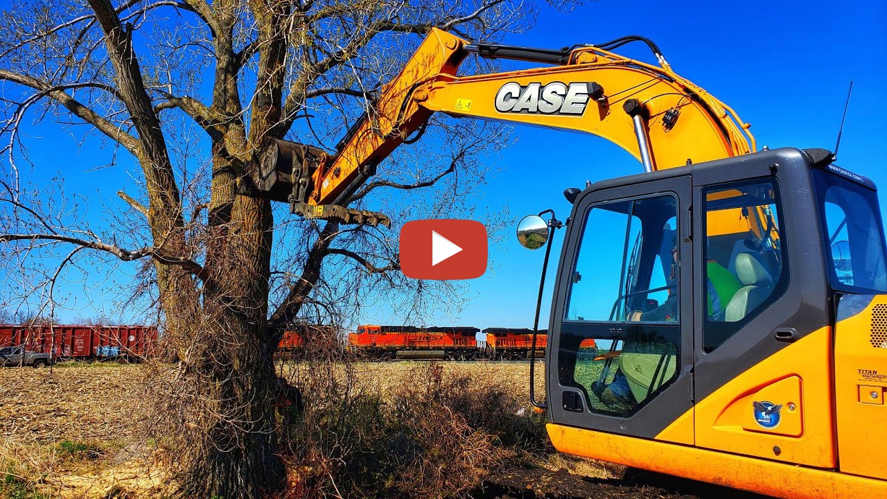 MN Millennial Farmer -- Excavators and Chainsaws make for the perfect rainy day activity. Master ...
