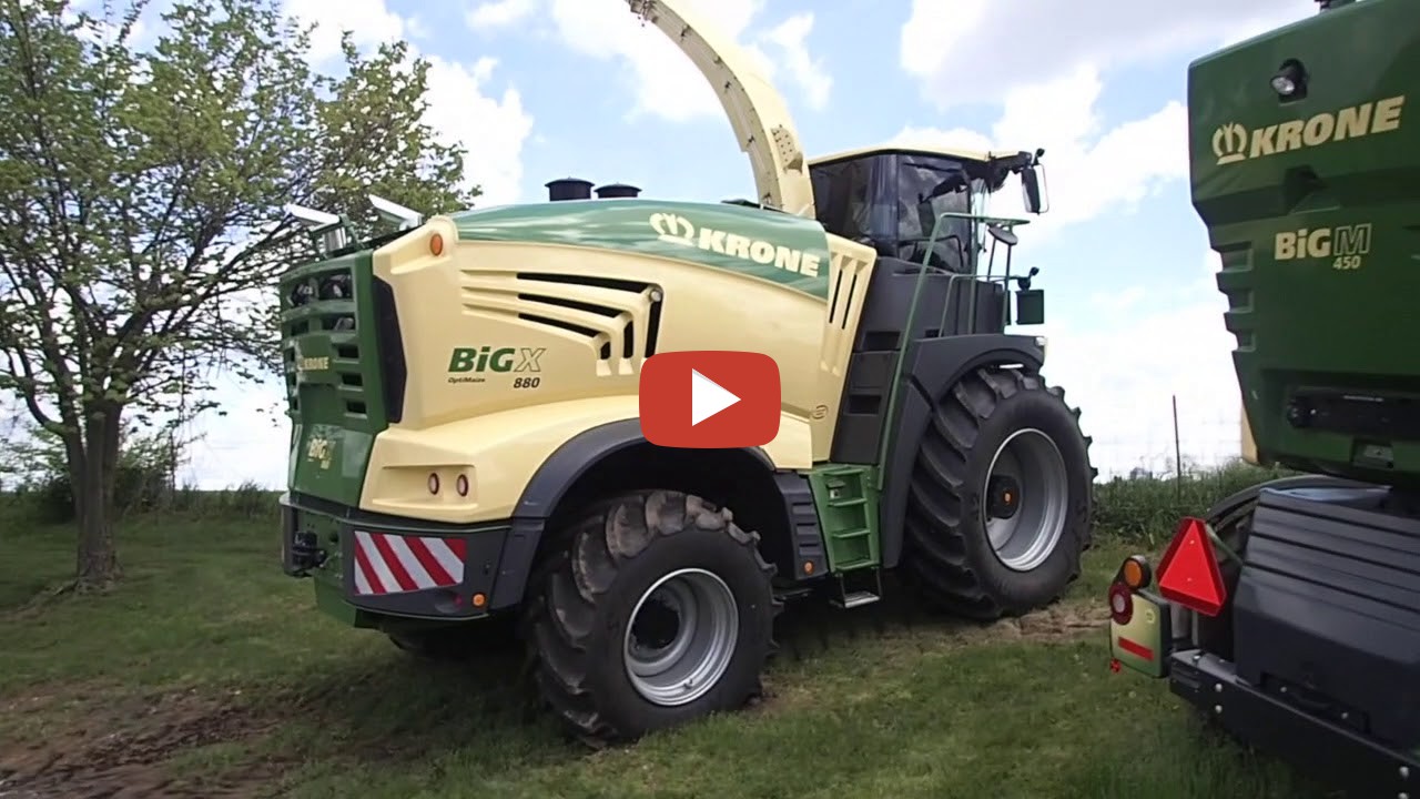 onelonleyfarmer - New Equipment Walk Around Krone big baler and chopper
