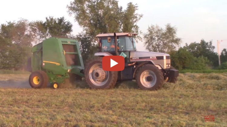 bigtractorpower -- AGCO WHITE 6175 Work Horse Tractor & John Deere 560M ...