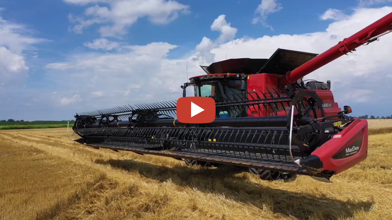 2019 Wheat Harvest in Eastern Illinois with a Case ih 8240 combine