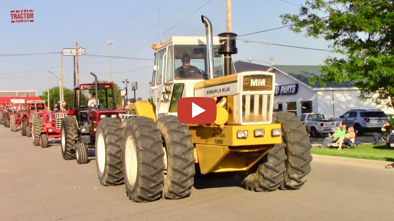 bigtractorpower --2019 Dyersville Iowa Tractor Parade 73 tractors ...