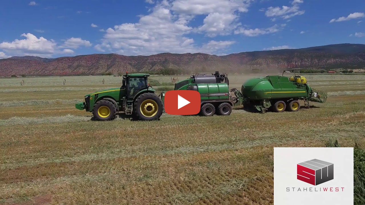 Hay isn't the only thing that Staheli West's customers are steaming ...