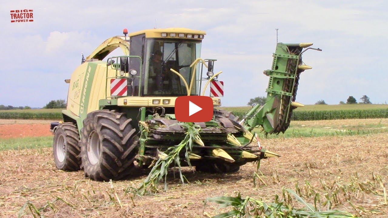 It is Corn Chopping Time: 750 hp Krone Big X V12 harvesting 10 rows of ...