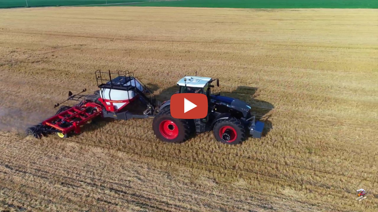 Mike Less - Farmhand Mike -- A Black Fendt 1050 Tractor pulling a ...