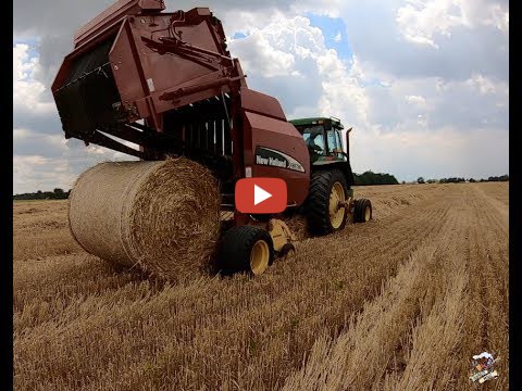 Mike Less - Farmhand Mike -- John Deere 7810 Tractor pulling a New ...