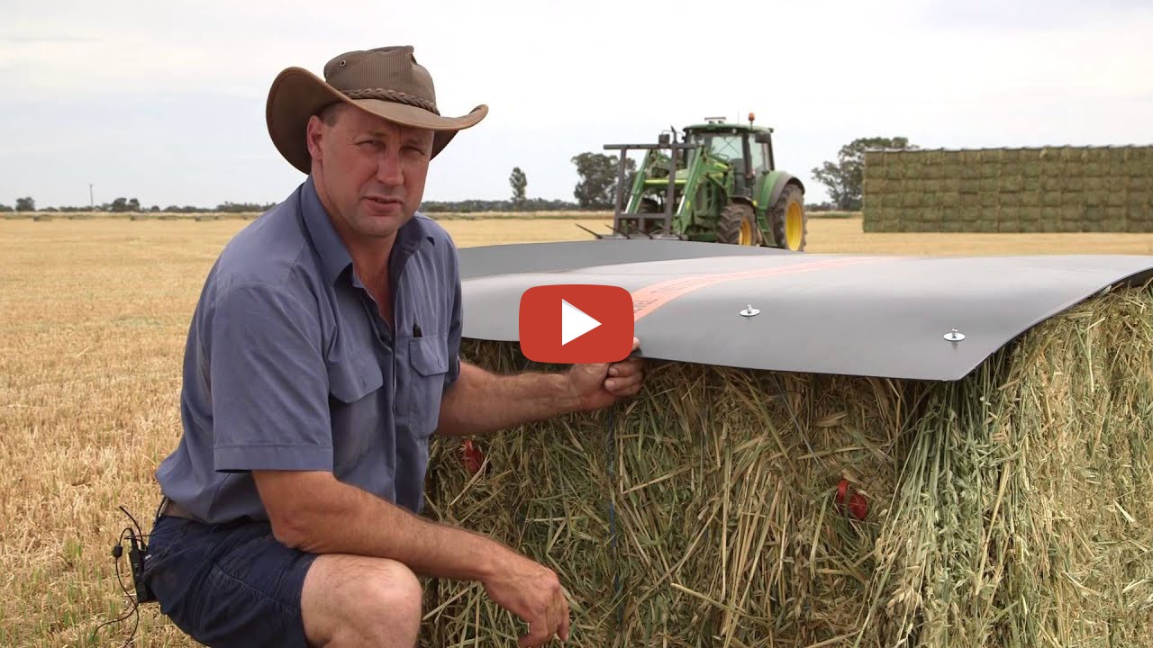 Hay making in Australia demonstrating the use of Hay Caps - the ...