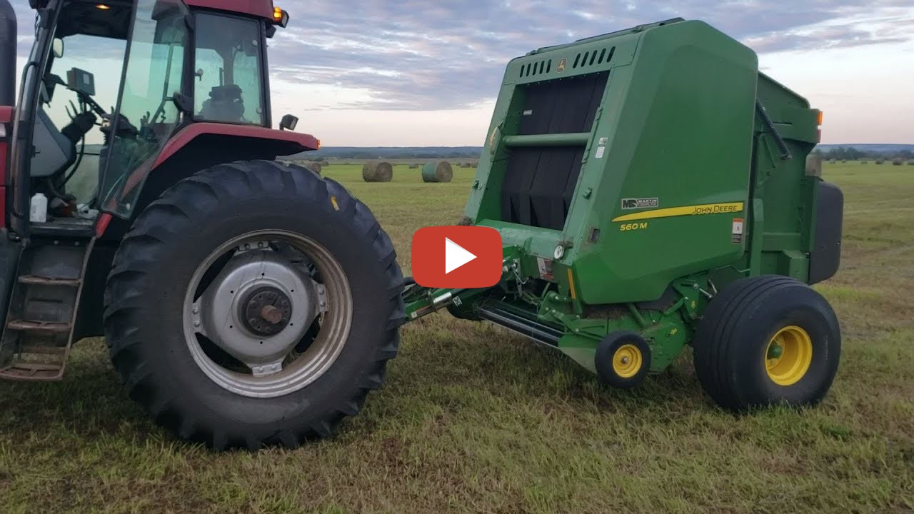 Northern farmer -- Baling The Hay! Another 200 Bales! With Cse ih and ...
