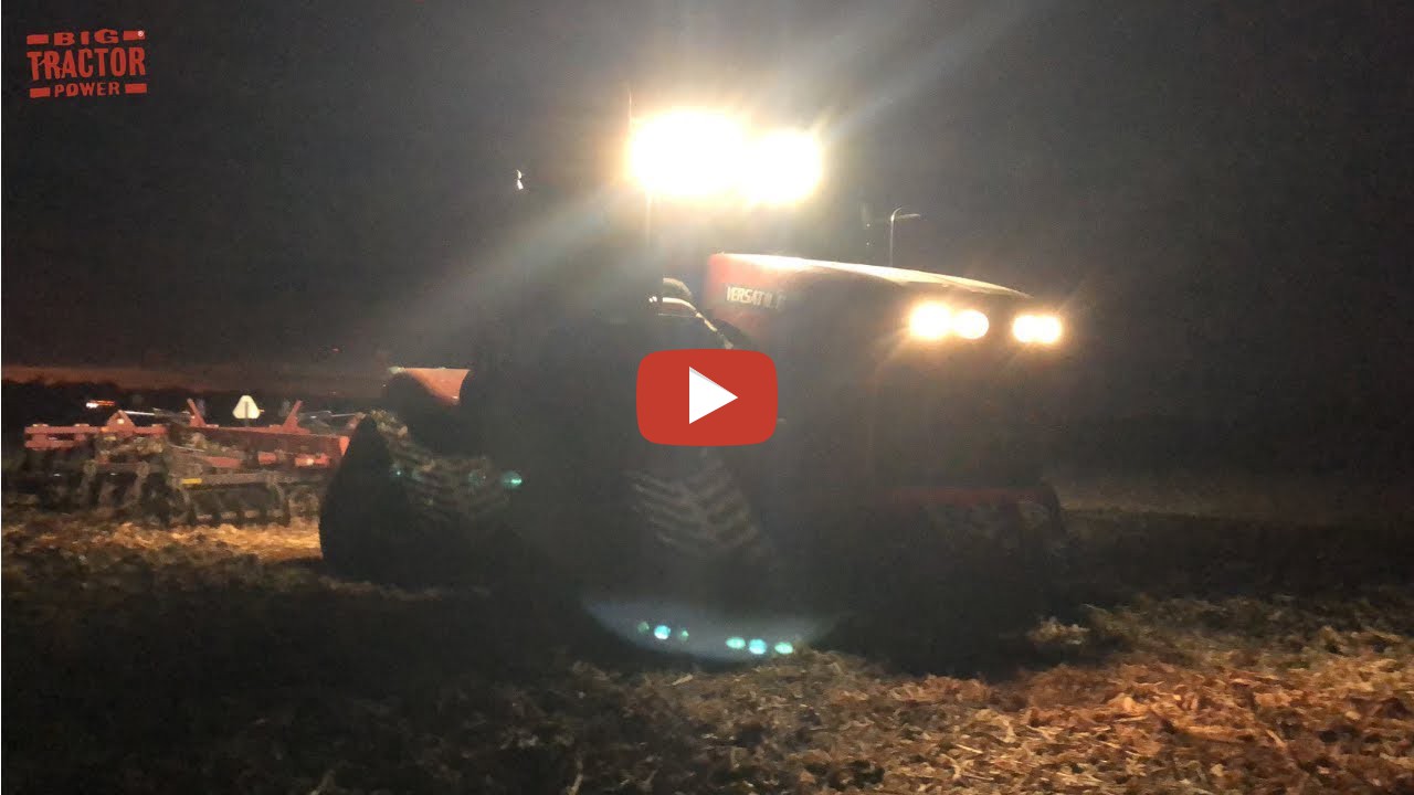 bigtractorpower. A 450 hp Versatile 450 Delta Track. This 4 track tractor is working late into ...