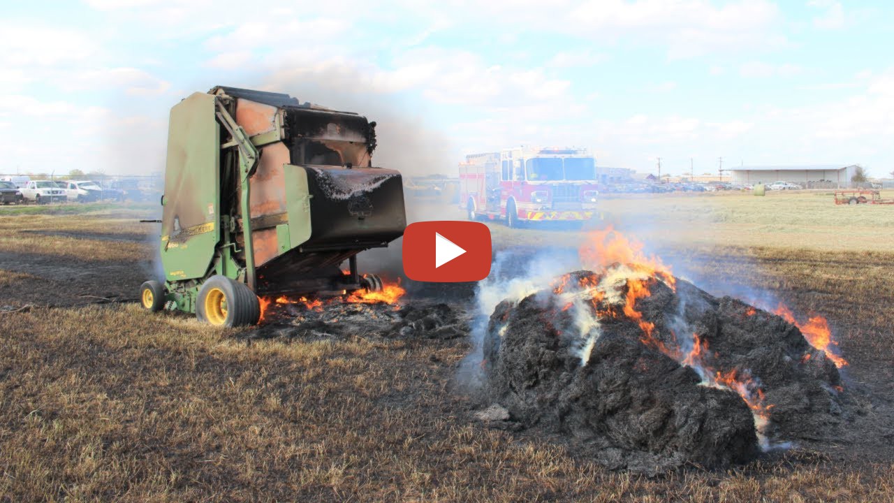 Went out to film a video with our round baler, instead got a video of ...