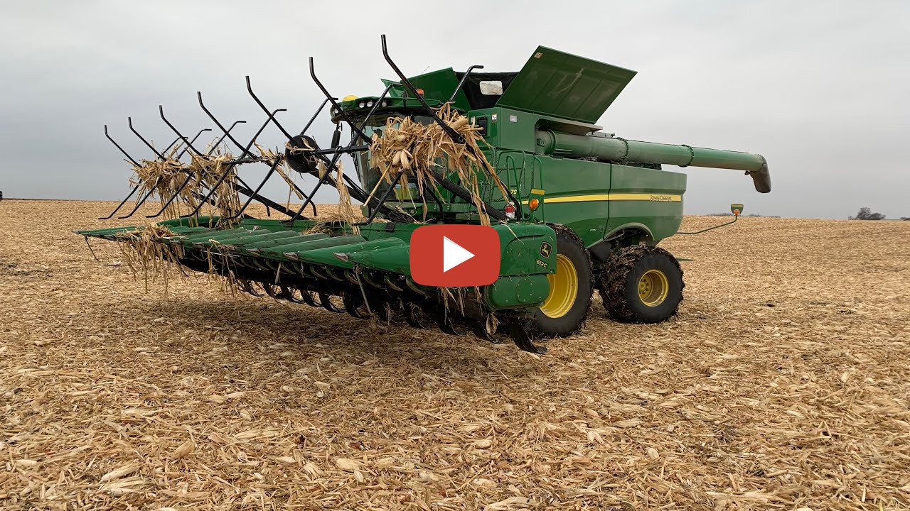 Larson Farms -- The Never Ending Field!!!! Kelderman Corn Reel In Use ...