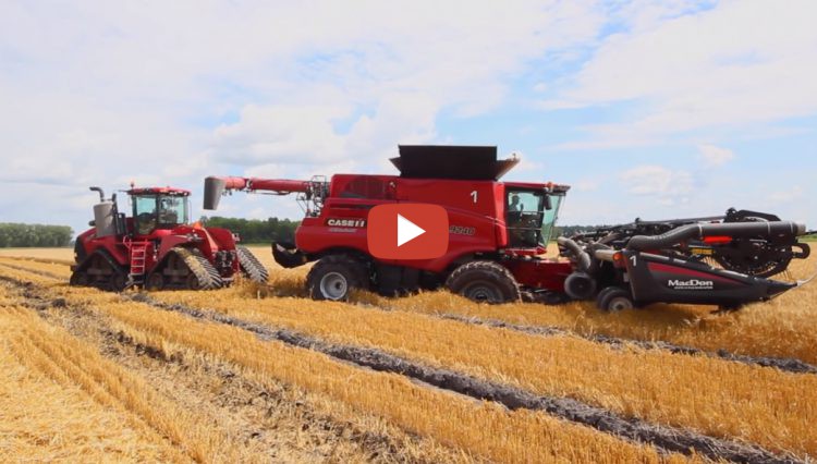 With a wet summer comes soggy fields for wheat harvest. We got a ...