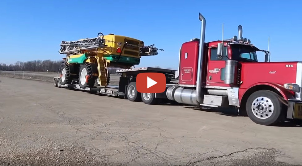 Farmer Gets New Oxbo Sprayer For Christmas We will see......Brian's ...