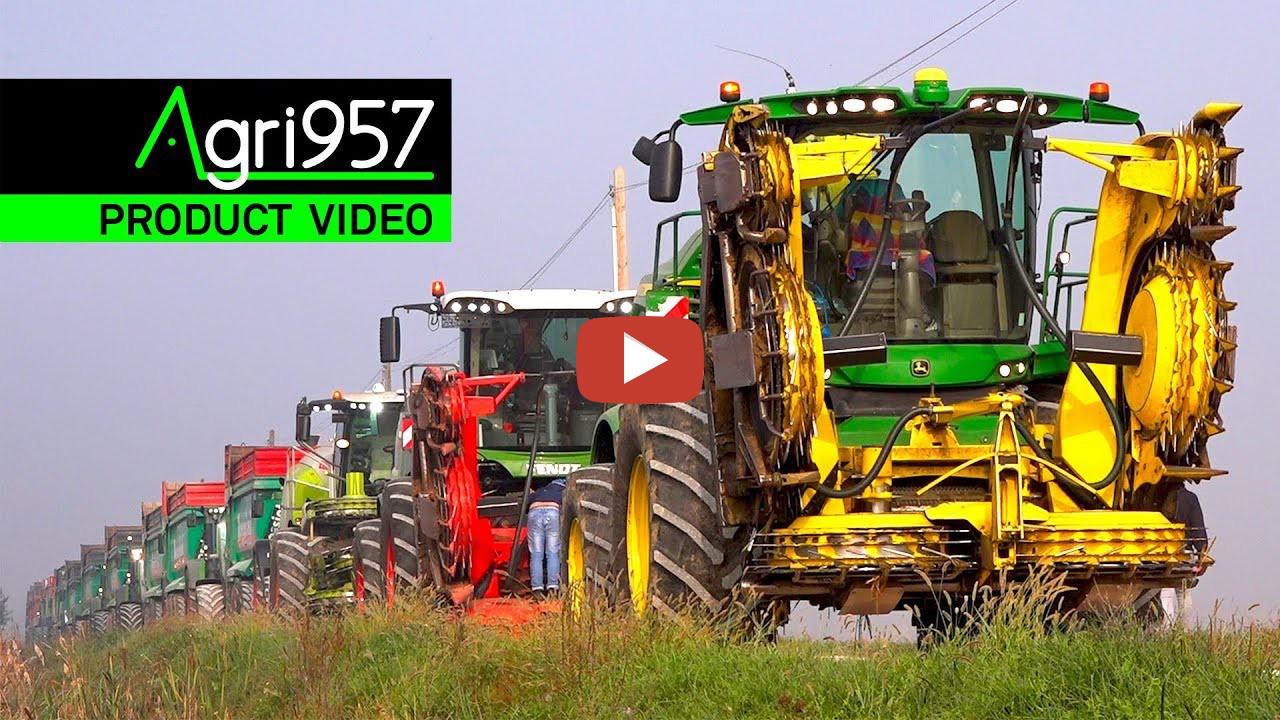 XXL corn silage with Claas Jaguar 980, John Deere 8600i, Fendt Katana ...