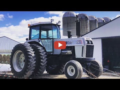 Another WHITE Tractor.. I show you our new addition to the farm a White ...