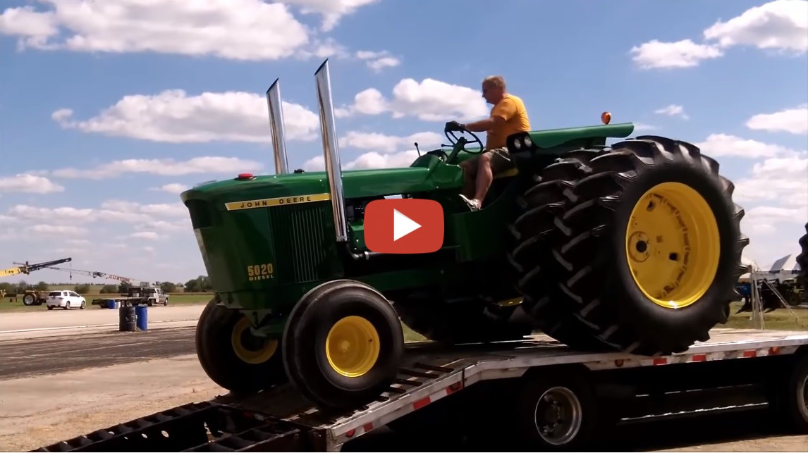 Lance has a nice collection of re-powered John Deere tractors on ...