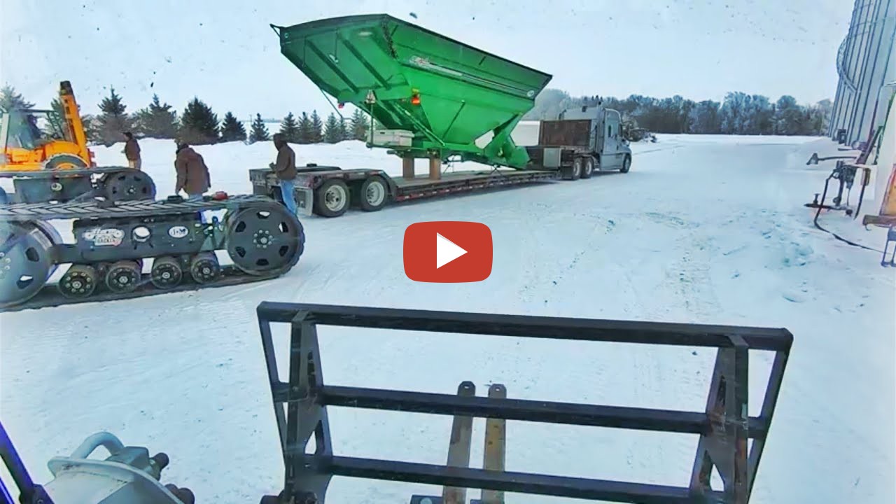 Larson Farms -- The Grain Cart returns from J&M. Dougo and Chet explain ...