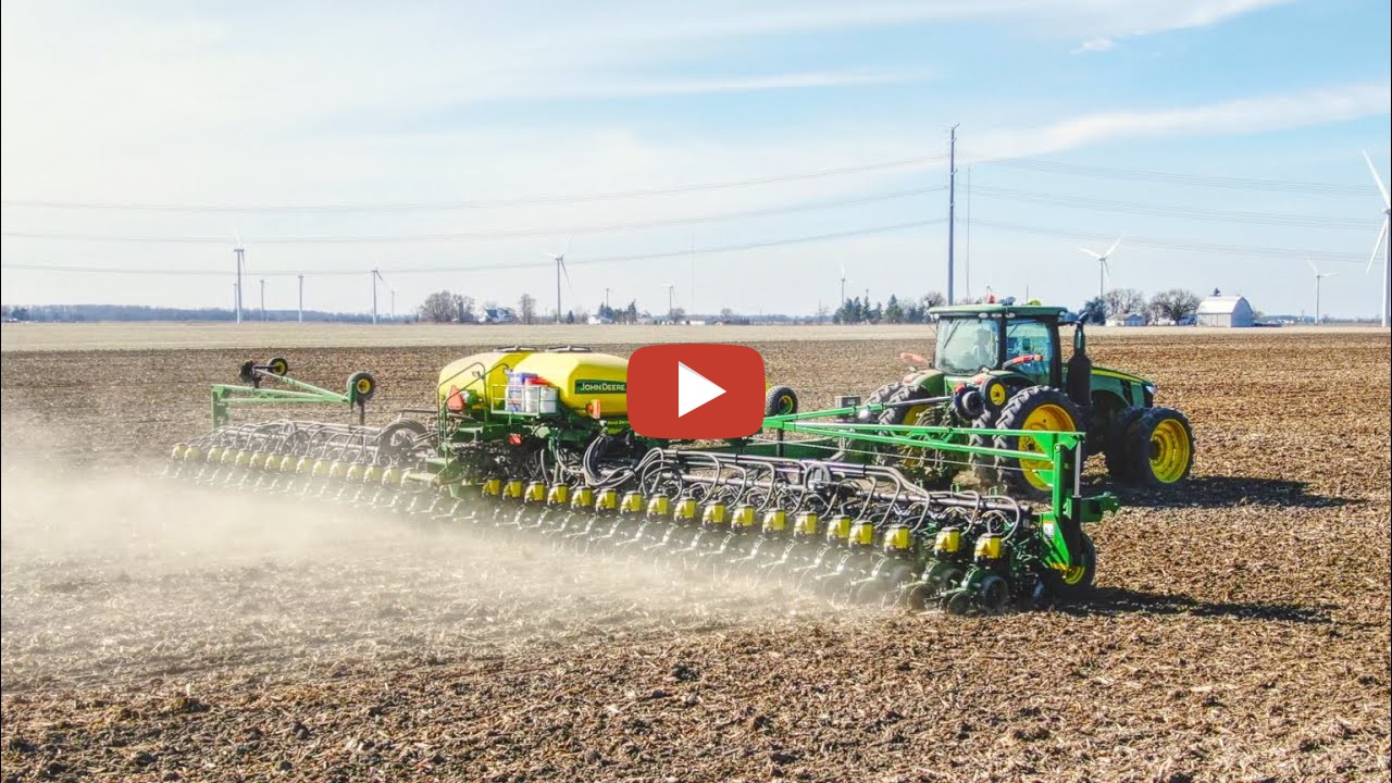 Planting Sugar Beets 2020 - John Deere DB6! The weather has been pretty ...