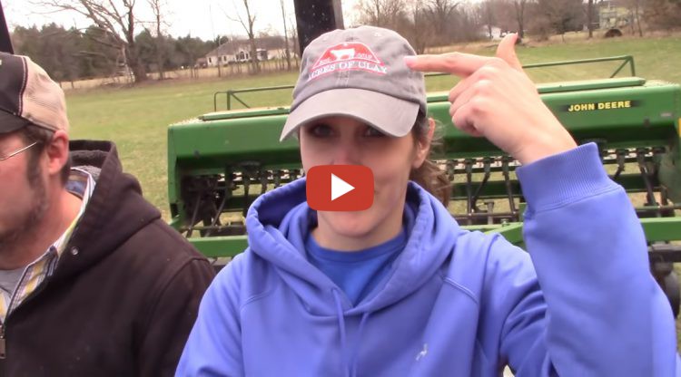 First Planting of 2020 We plant rye grass and clover.... with a Jon ...