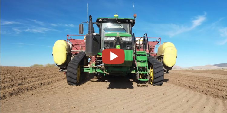 Josh Parkinson Planting Potatoes With Crapo Farms In Egin Idaho