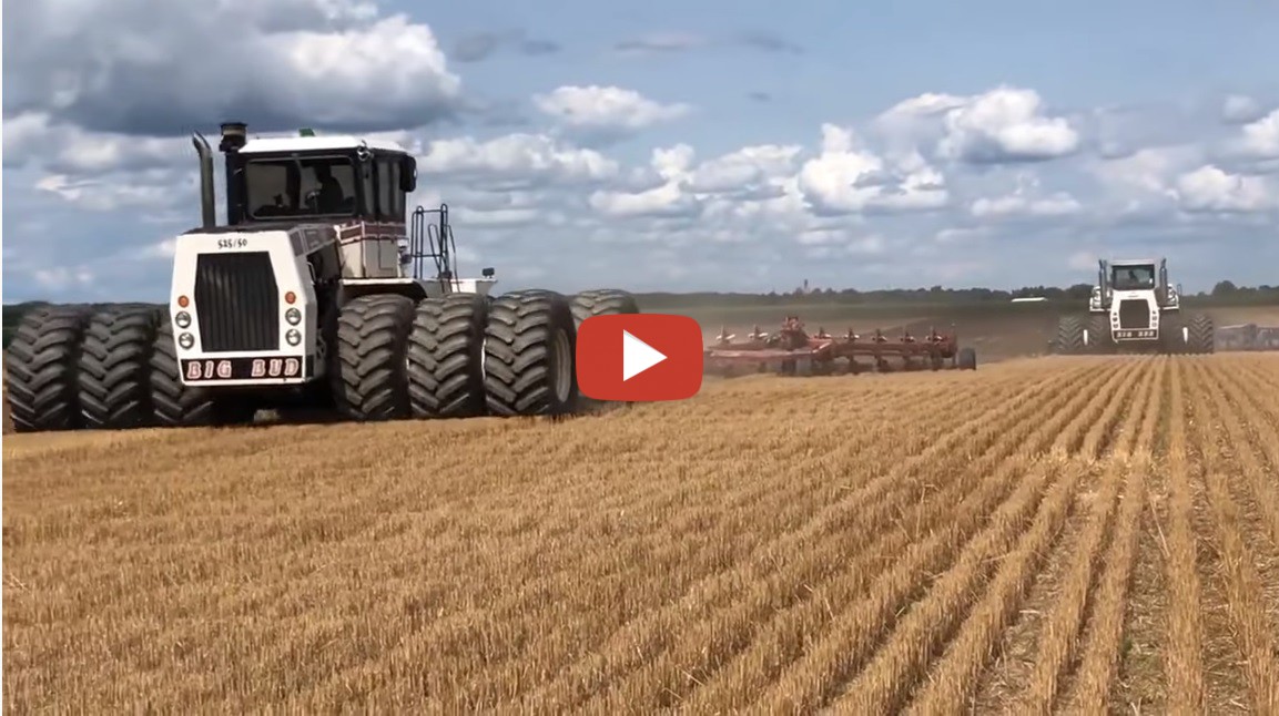 Biggest tractor plowing in the world with Big Bud, John Deere etc -- SaKa01