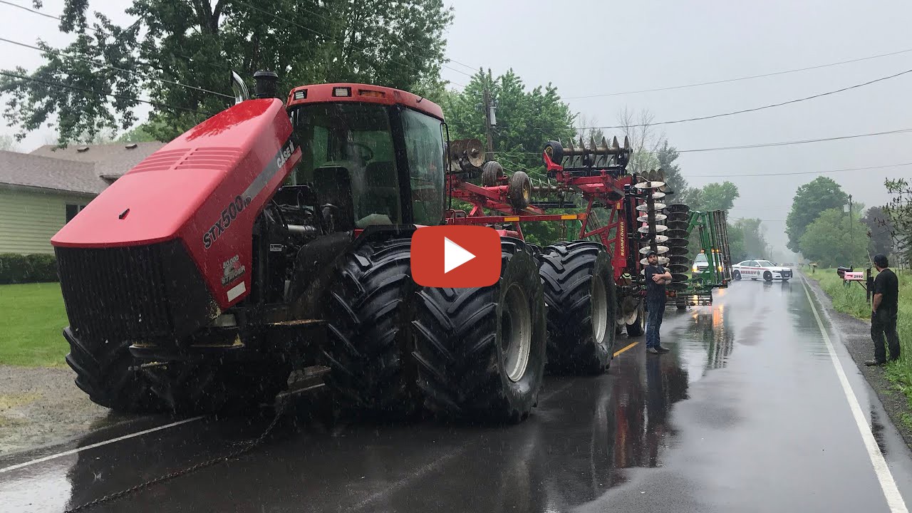 Oops... Broken Case ih with Planter on the Road........ Today’s video ...