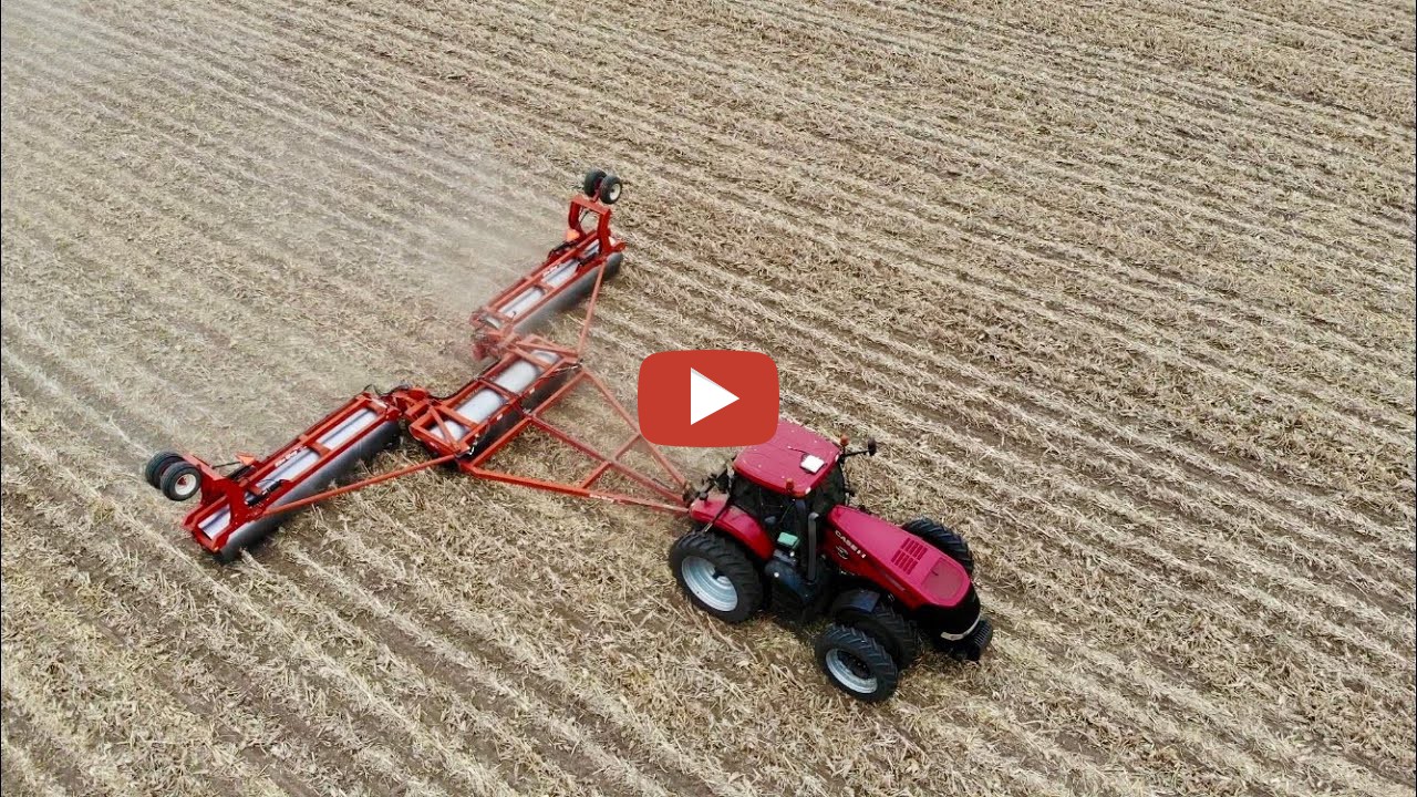 This week we rented a bean roller and ran it on some of our no-till ...