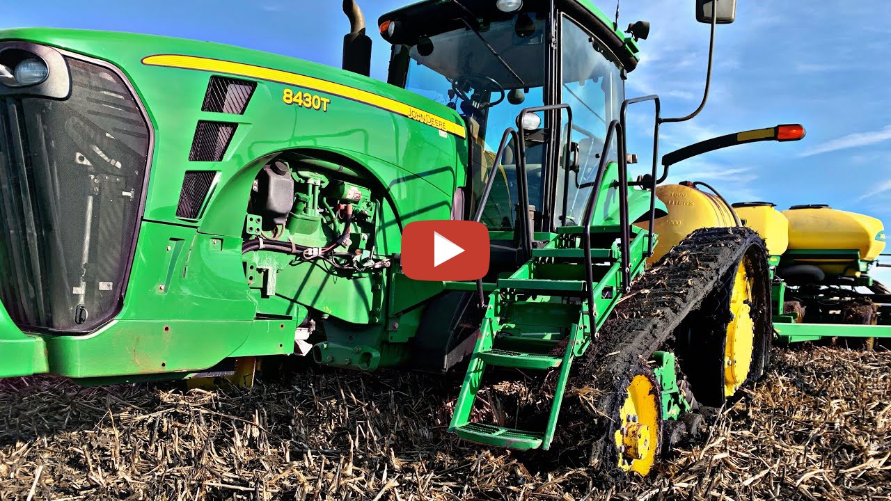 Larson Farms - Planters Stuck Bring The Quad Trac!!! Chet does replant ...