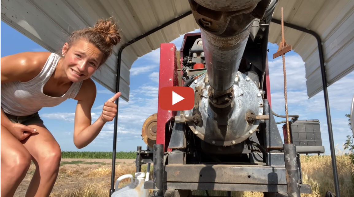 Laura Farms -- Irrigating With Laura -- I take you guys with me to ...
