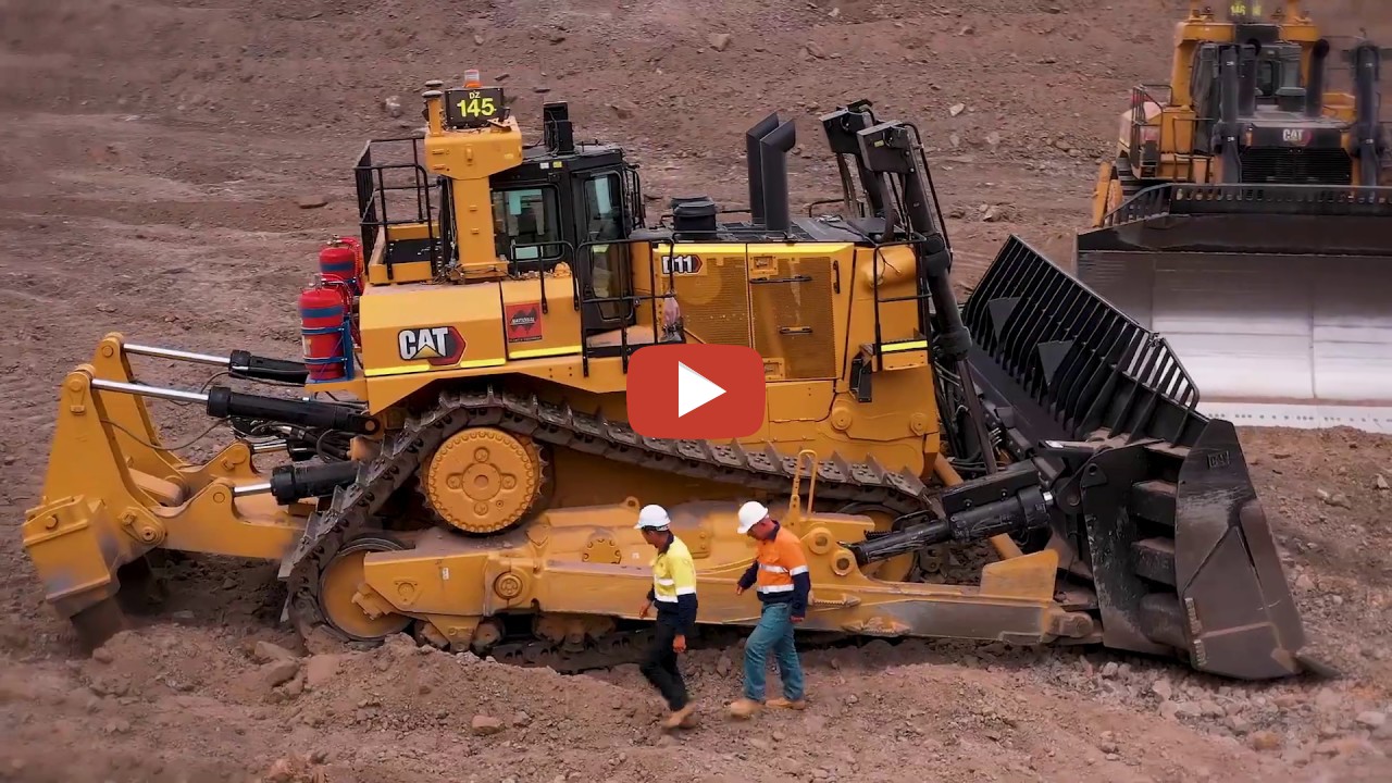 Cat D11 Dozer in Action. -- The all new Cat D11 dozer delivers everything you love about the D11 ...