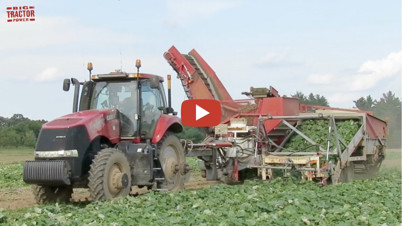 bigtractorpower -- A PIK-RITE 3000 Cucumber Harvester and 260 hp Case ...