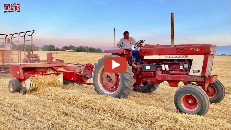 bigtractorpower --Baling straw -- FARMALL Tractors tractors built by ...