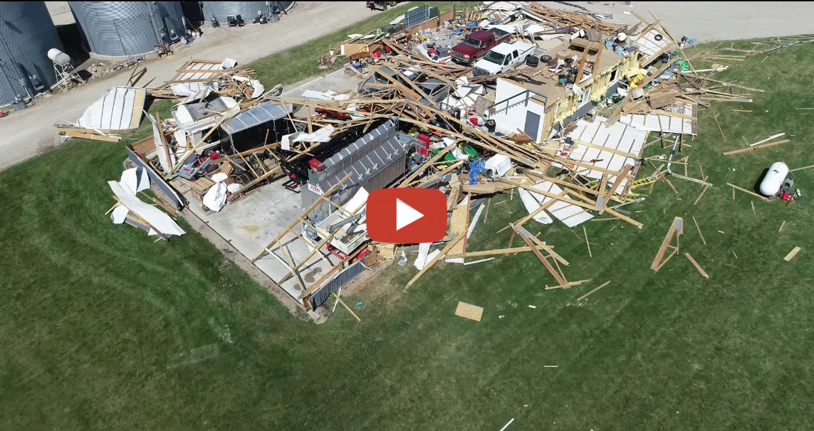 Derecho DESTROYS More Iowa Farms!!! In this video I show you around ...