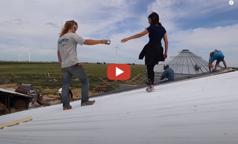 Cole The Corn........Our New Employee Fell Through The Roof (25+ Feet ...