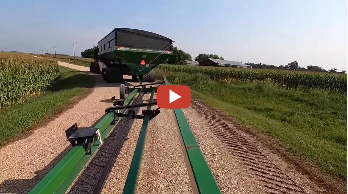 130 Feet Long!!!! Is That Legal... Moving the new grain cart ...