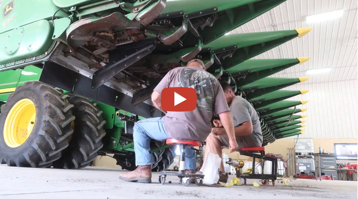 Millennial Farmer -- Corn Head and Combine need some work. It's time to ...