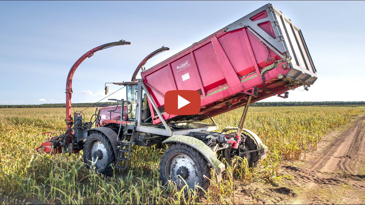 The first video 2020 -- Prototype -- Forage harvester at seed corn ...