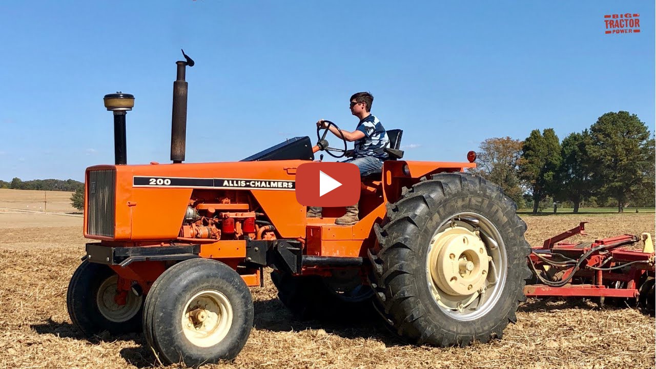 bigtractorpower - ALLIS-CHALMERS 200 Tractor Working on Fall Tillage. A ...