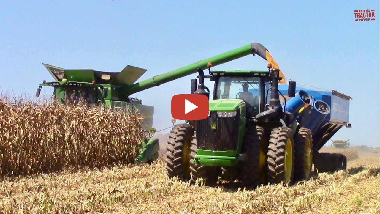 bigtractorpower corn harvest 2020 - Out in the field with and up in the cab of one of John Deere ...
