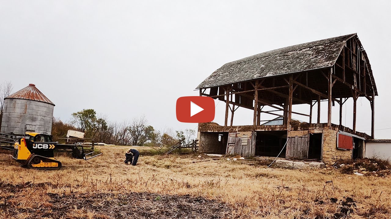 How Farms Work - The End of an Era | Pulling Down 100 Year Old Barn ...