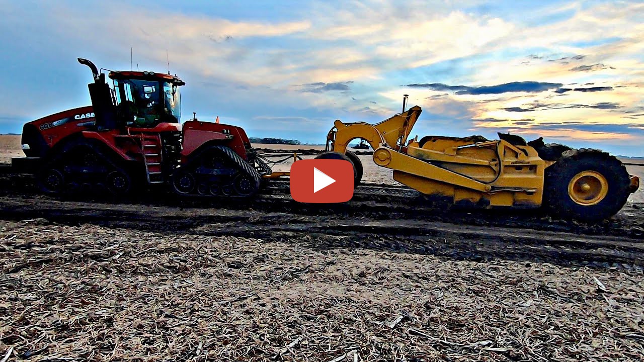 Larson Farms -- Learning The New Toy The Hard Way! With a Case ih and a ...