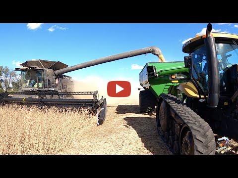 Mike Less - Farmhand Mike - A new Fendt Ideal 8 combine with a 45 foot ...